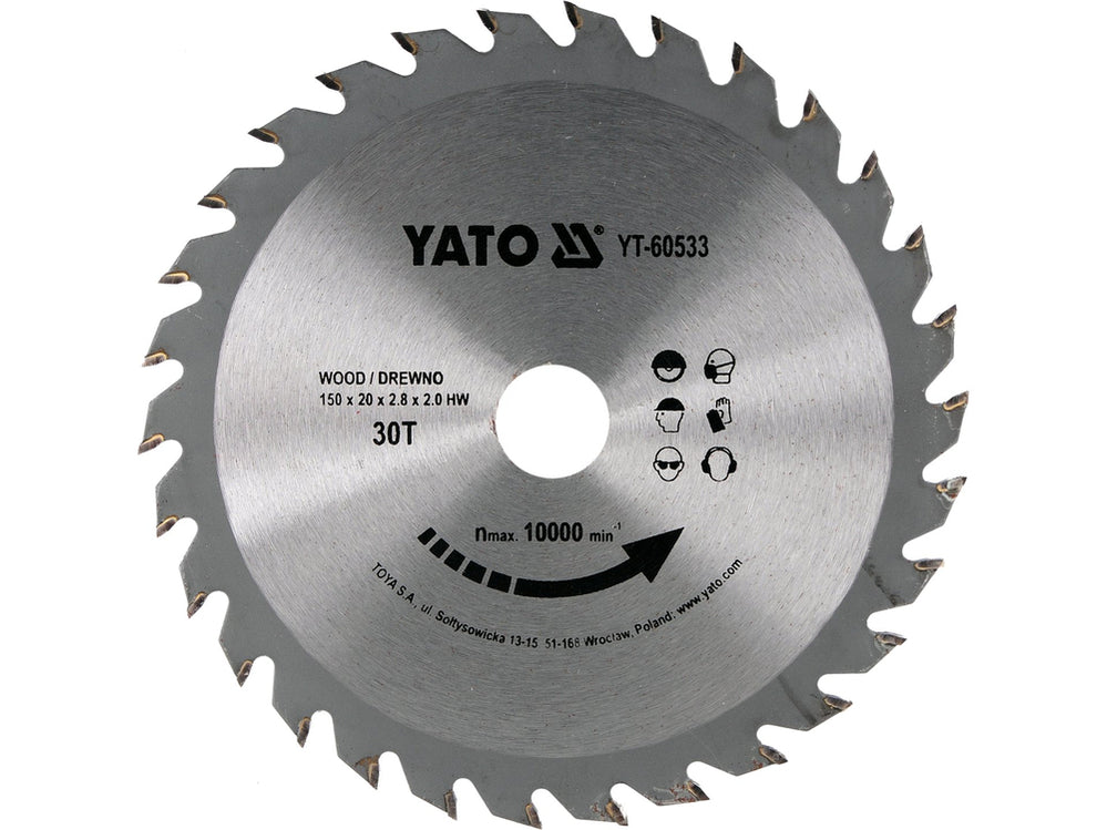 LAME DE SCIE CIRCULAIRE TCT POUR BOIS 150 X 20 MM, 30 DENTS — Van Der ...